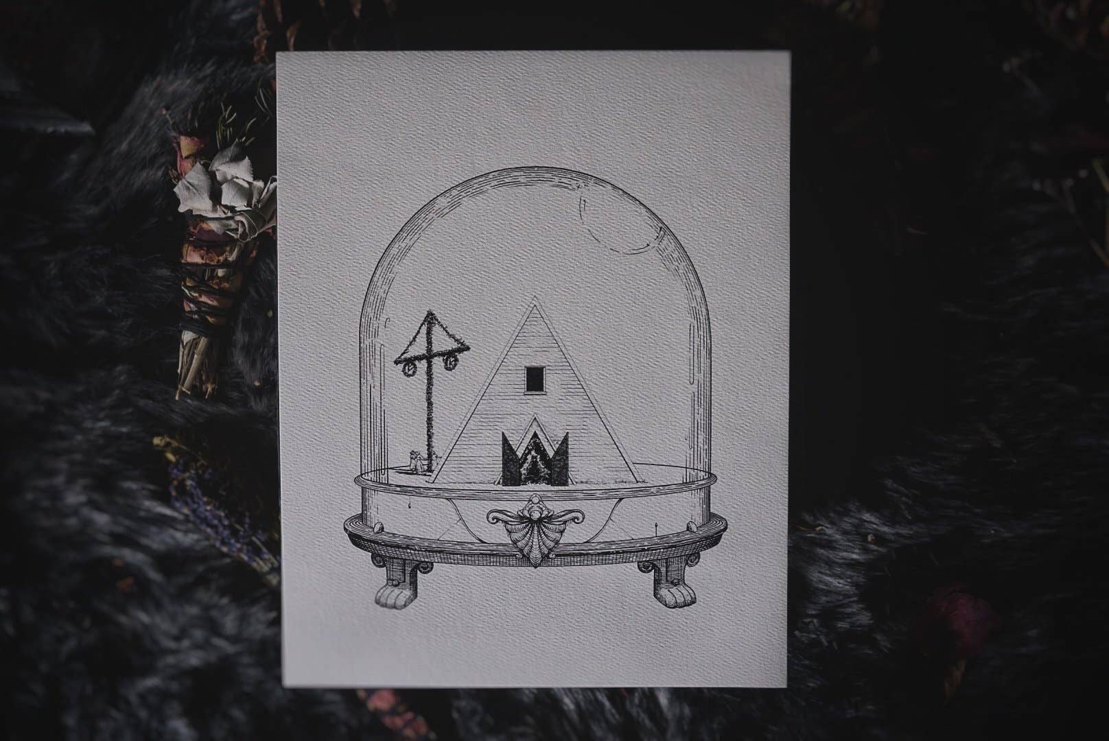 Sacred House (Midsommar): Houses of Horror | Art Print (8" x 10 ...